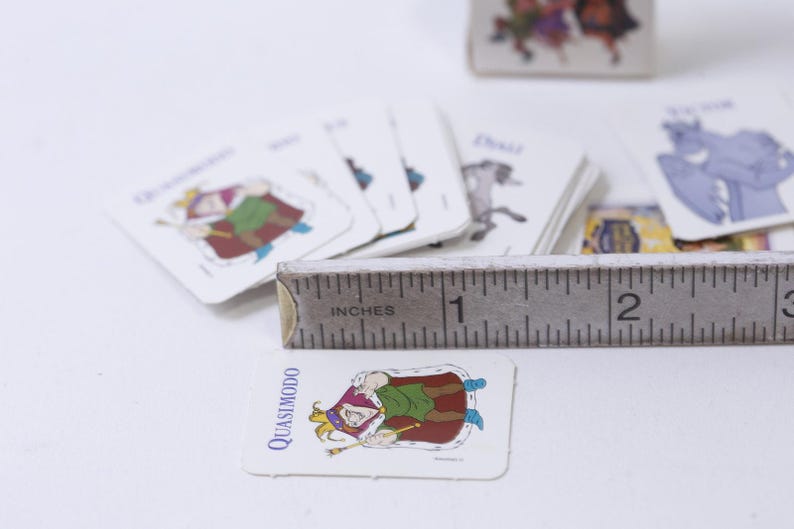 The Hunchback, of Notre Dame, Miniature, Playing Cards, Small, Vintage ...