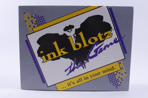 Ink Blotz Board Game Pictures Cards Decipher Teen to - Etsy