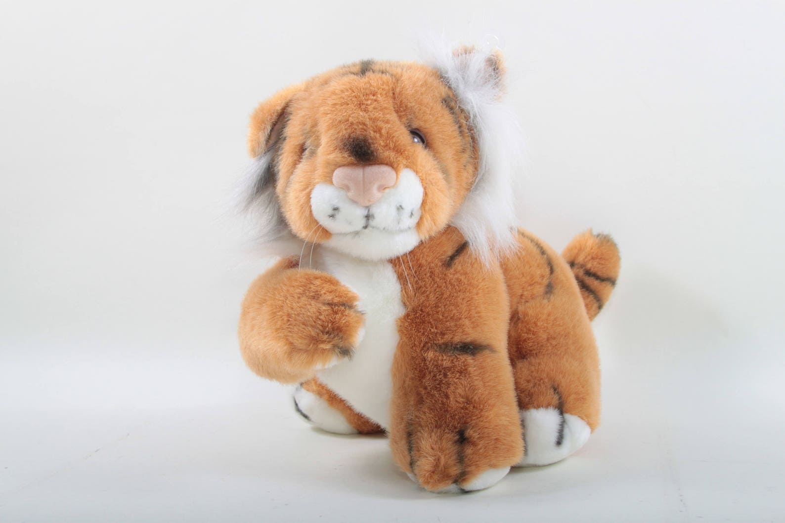 Large Chunky Tiger Plush Toy Vintage Stuffed Animal Cute Wild - Etsy