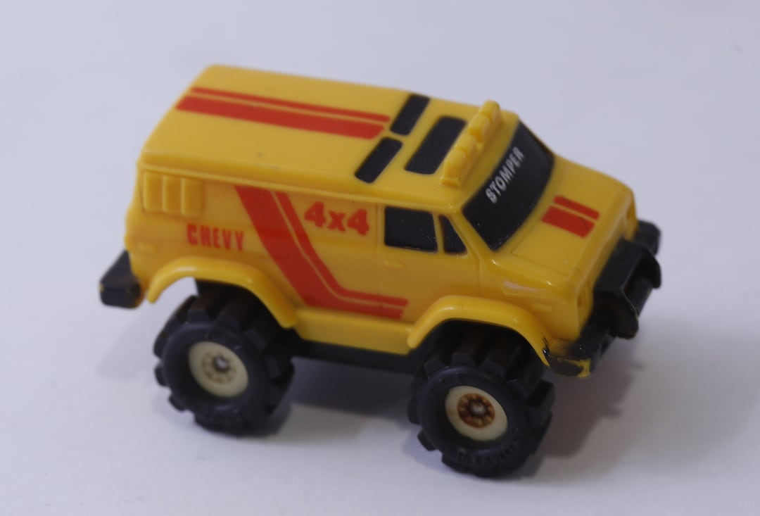 Schaper Stomper, Chevy Van, Yellow 4x4 Truck, Diecast Car, Toy Vehicle ...
