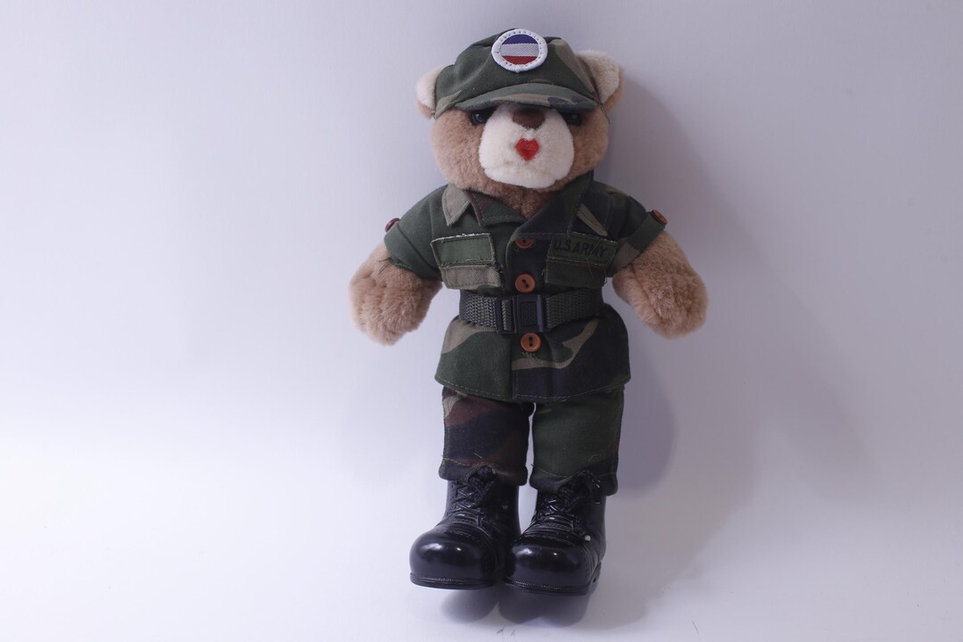 Bear Force, US Army Teddy Bear, Female, Plush, Military Uniform ...