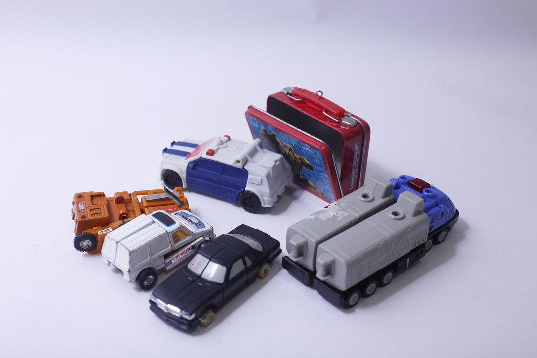 Toy Robots Lot, Transformers, Red Alert, Convertors Voyager, Banday ...