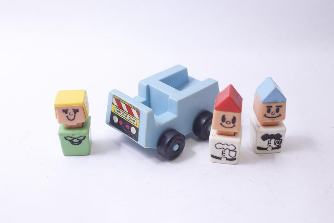 Playskool Familiar Places and Play Friends, Squad Car With Three ...