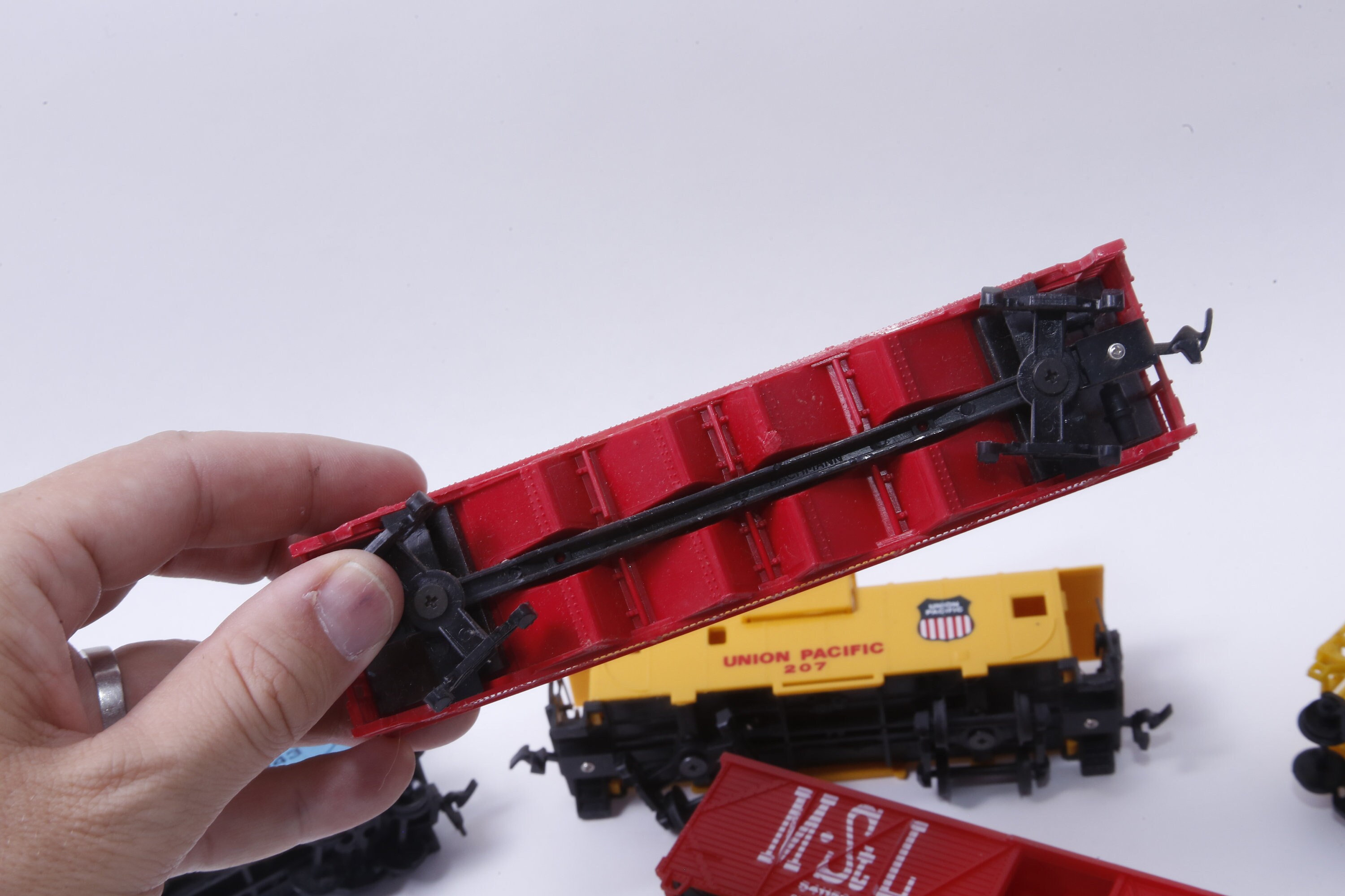 Railcars Railway Cars Set Railroad Miniature Scale | Etsy