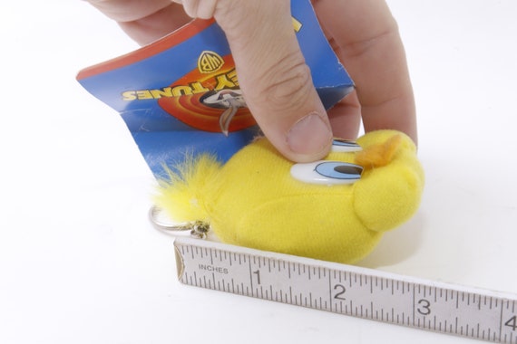 Looney Tunes, Tweety Bird, Plush, Keychain, Yellow, C… - Gem