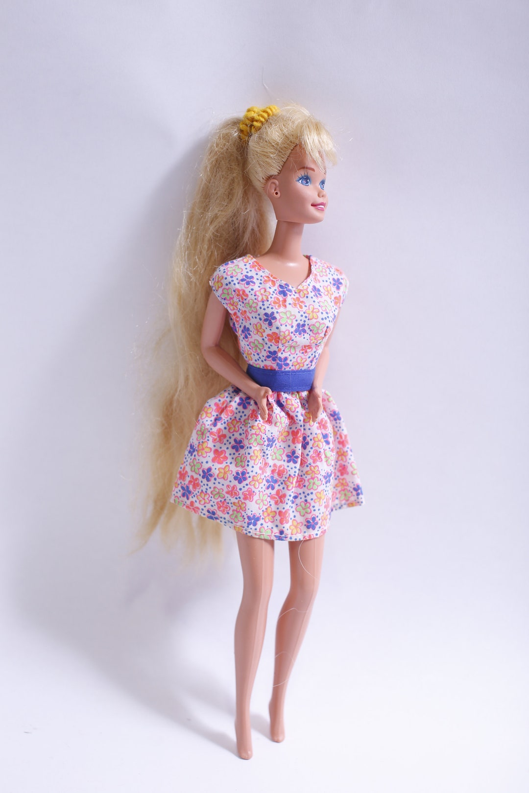 Barbie Doll Mattel Bent Arms Light Floral Dress - Etsy