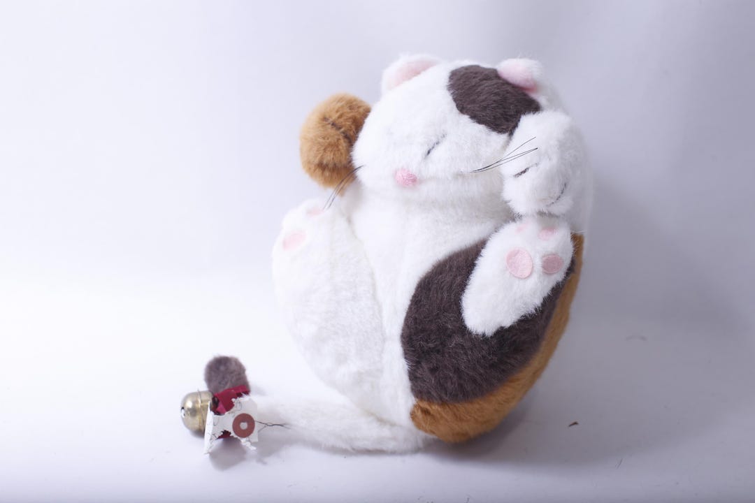Kamar, Rare, Prototype, Sample, OOAK, Handmade, White-brown Fat Plush ...