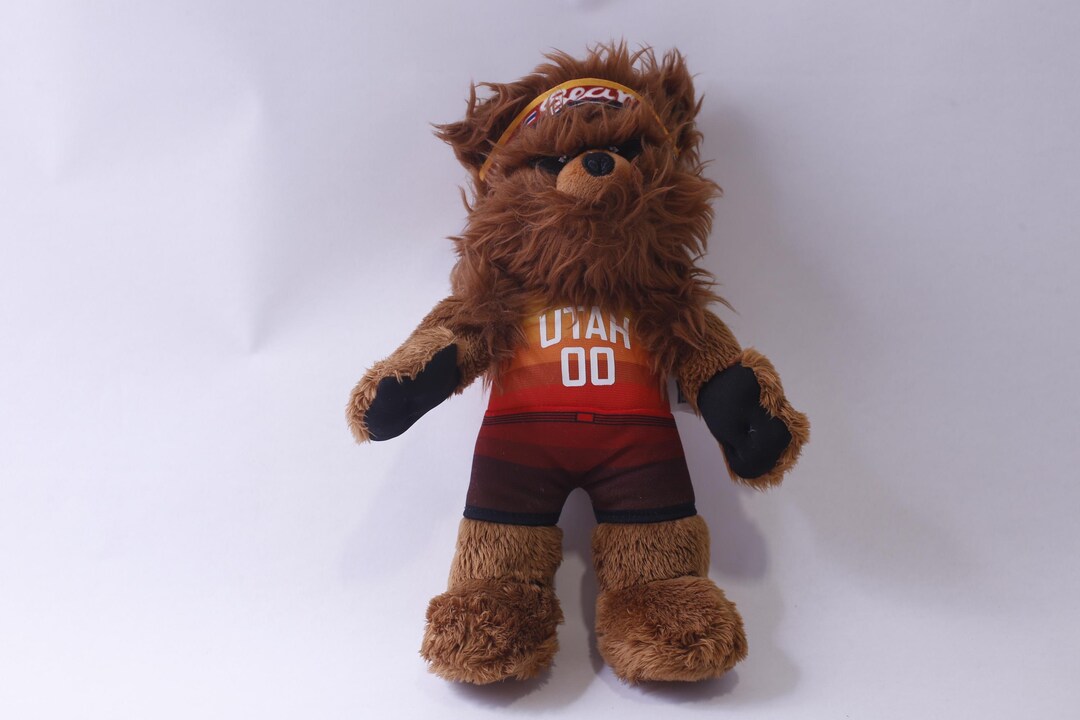 1990s Utah Jazz Bear, Plush Toy, NBA, Mascot, Basketball, Sports ...