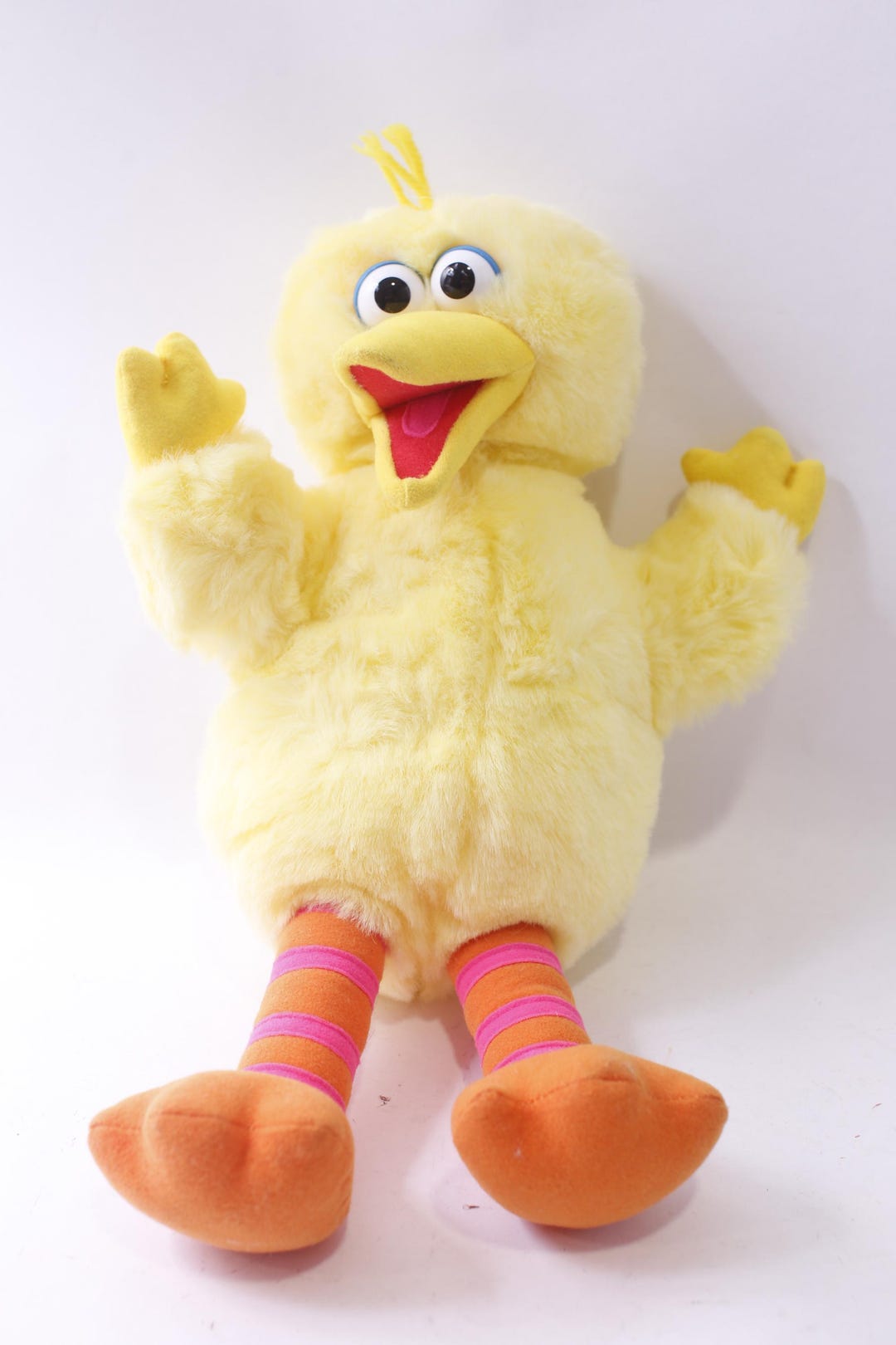 Sesame Street, Big Bird, Yellow Plush Toy, 1996, Tyco Preschool, Jim ...