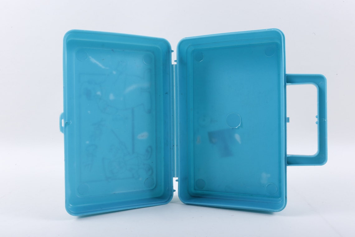 Vintage Arctic Circle Blue Plastic Lunch Box Design Children - Etsy