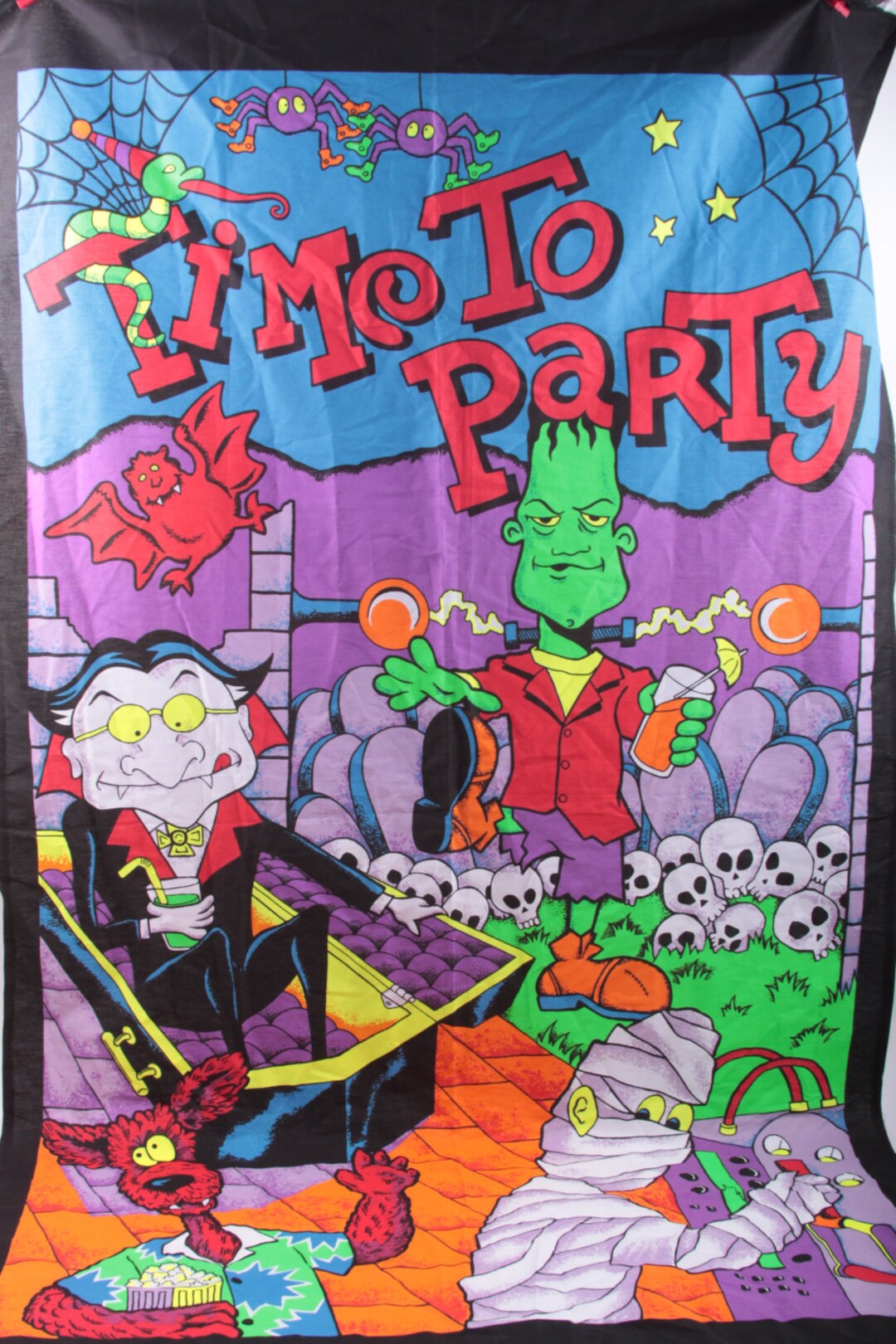 Vintage Halloween Door Banner Party Banner Halloween Party Cartoon ...