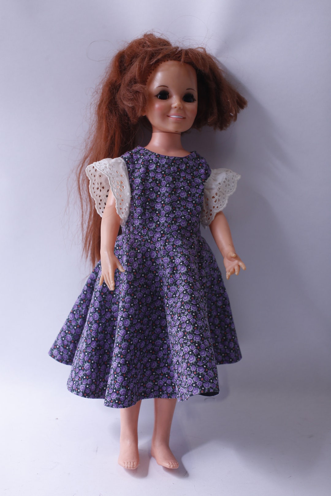 Crissy Doll, Purple Dress, Collectible, Toy, Fashion, Dollhouse ...