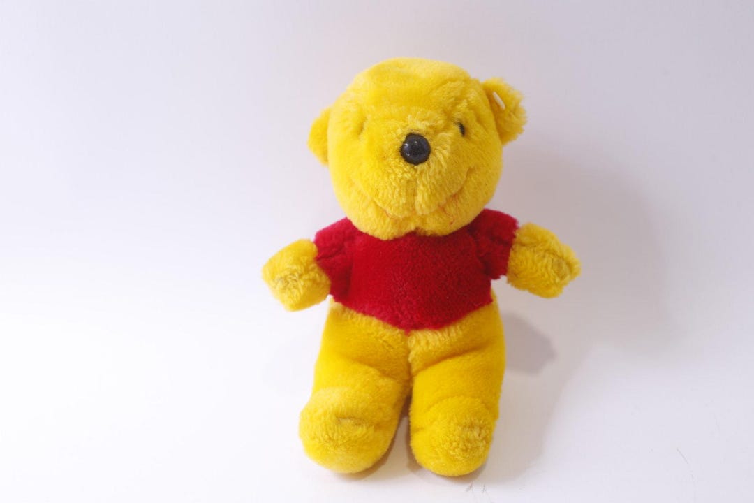 1980s, Small, Winnie the Pooh, Disney, Small Plush, Vintage, Soft, Toy ...
