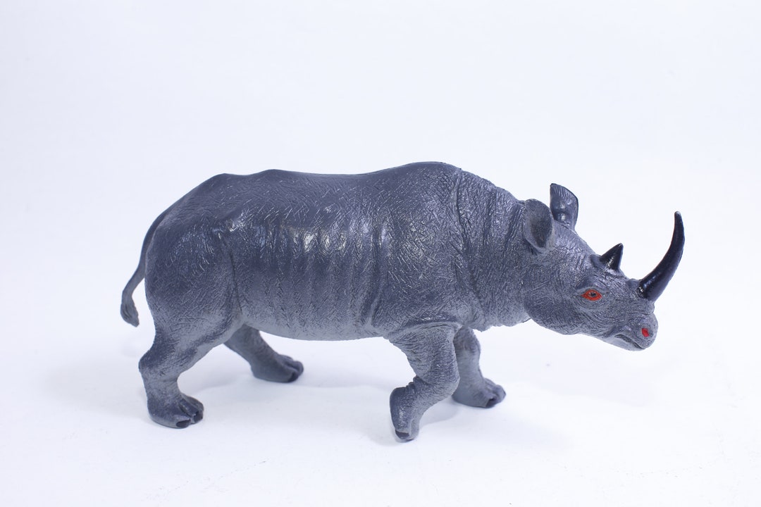 Rhinoceros, Imperial Style, Plastic Figure, Animal, Miniature ...