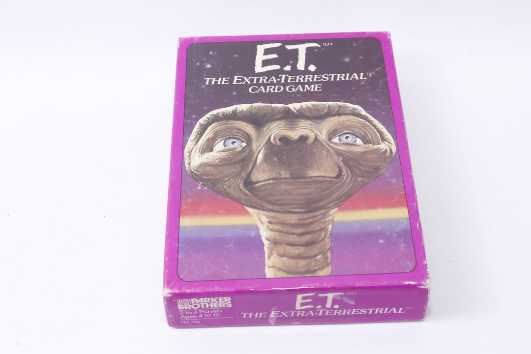 E T the Extra-terrestrial, Card Game, Board Game, Parker Brothers ...