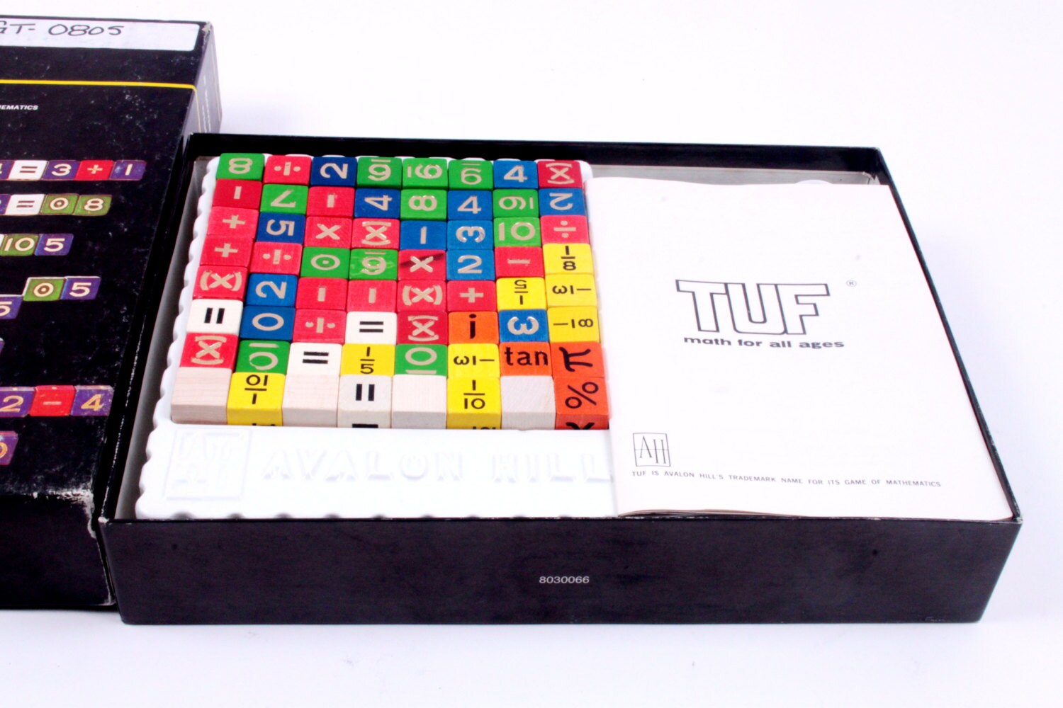 TUF A Math Game by Avalon Hill Complete 1969 Math Dice - Etsy