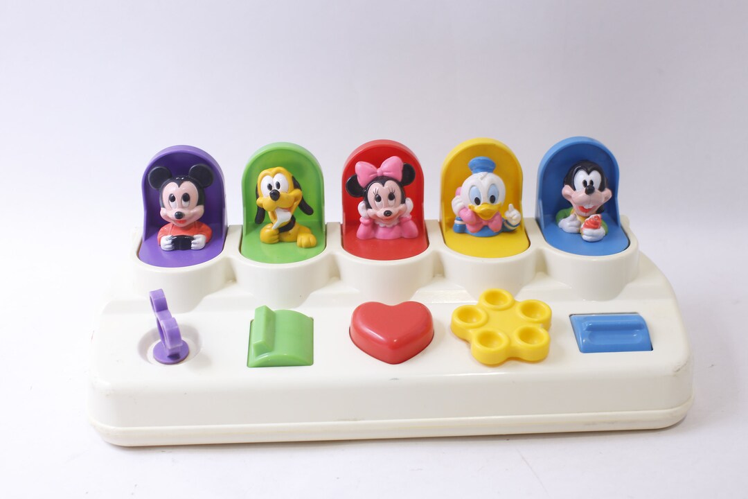 Disney Cartoon Characters, Toddler Toy, Mattel, Activity Toy, Pop-up ...