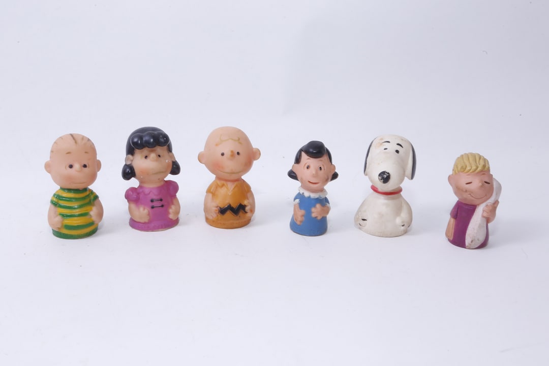 Peanuts, Characters, Little, Tiny, PVC, Figurines, Comics, Cartoon, Toy ...