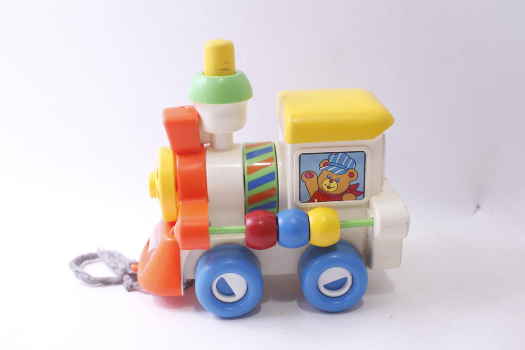 Playskool, Busy Choo Choo, Toy Train, Child Guidance, Pull Along, Toy ...