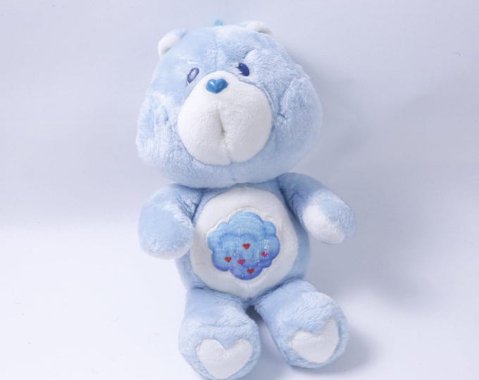 Kenner, Kare Bears, Grumpy Bear, Rain, Cloud, Blue White, Plush, Soft ...