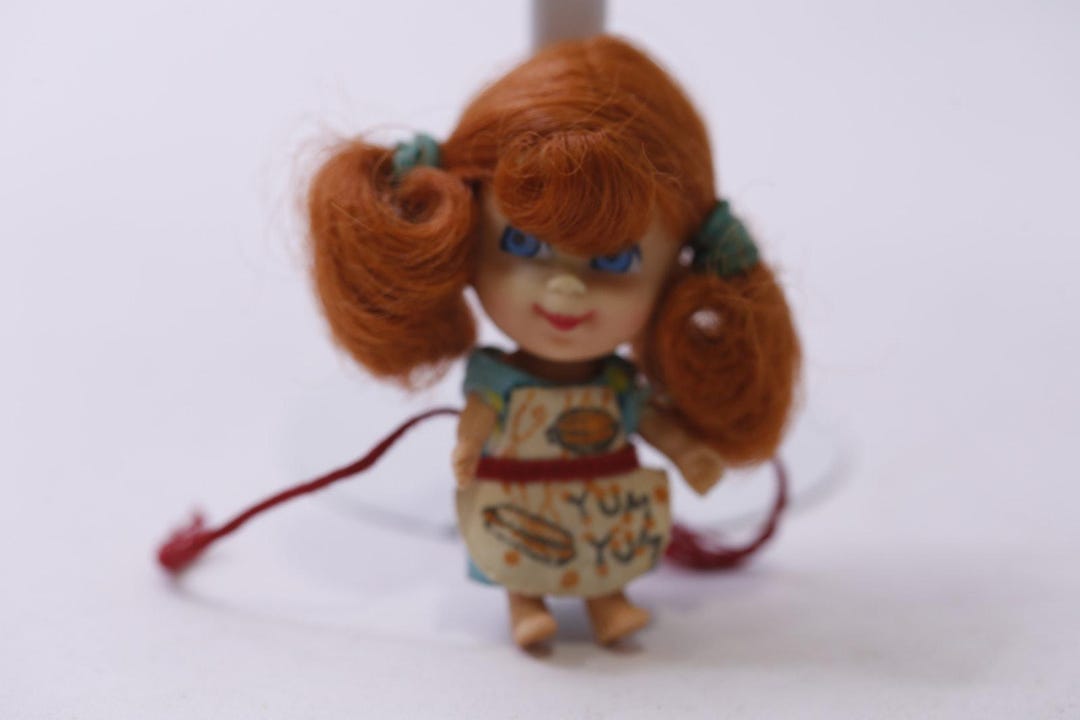 1960s, Liddle Kiddles, Trikey Triddle, Mini Doll, Yum Yum Apron ...