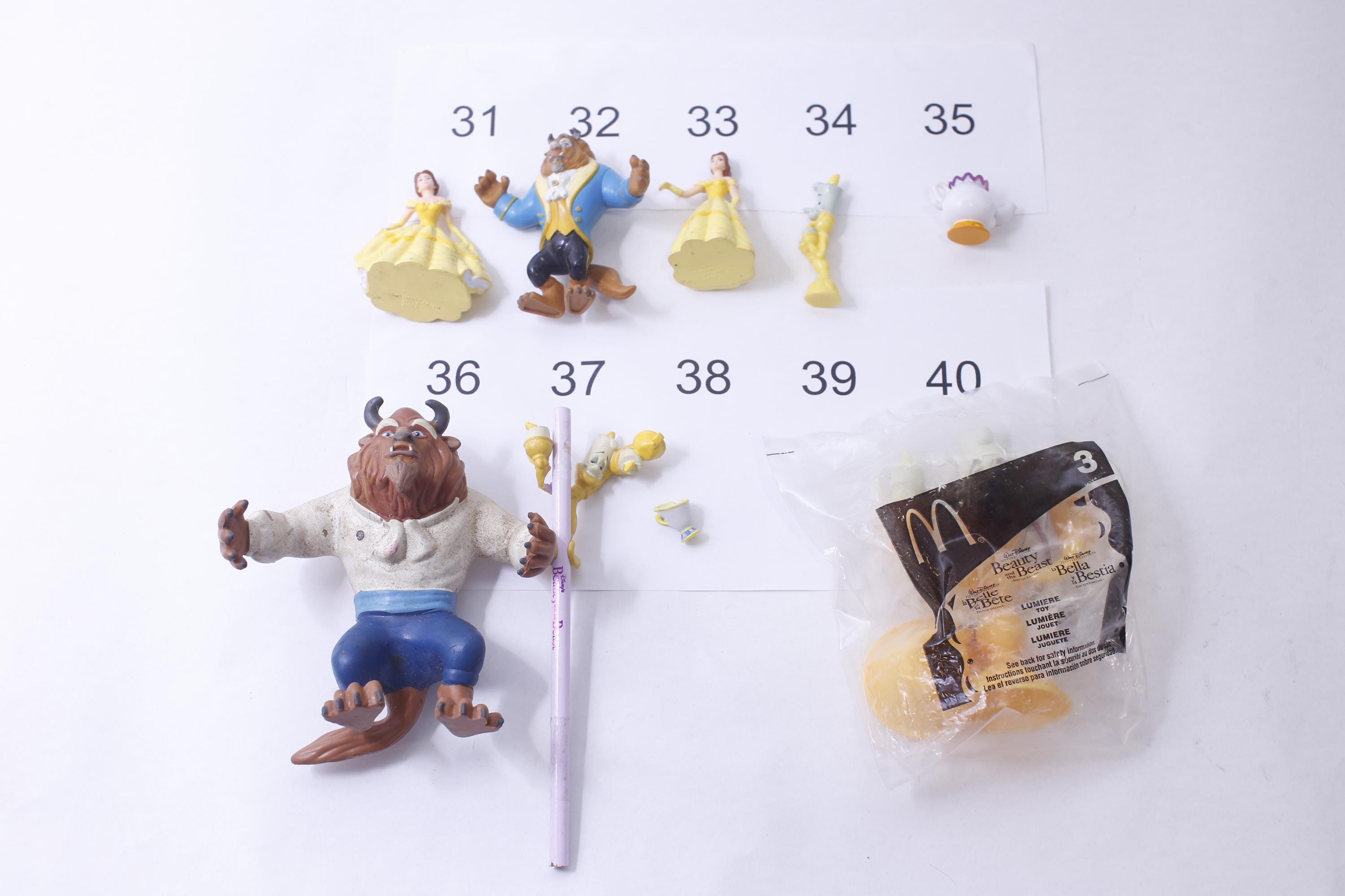 Vintage Disney Beauty and the Beast Figures #1 - 1990s, 90s, Beast ...