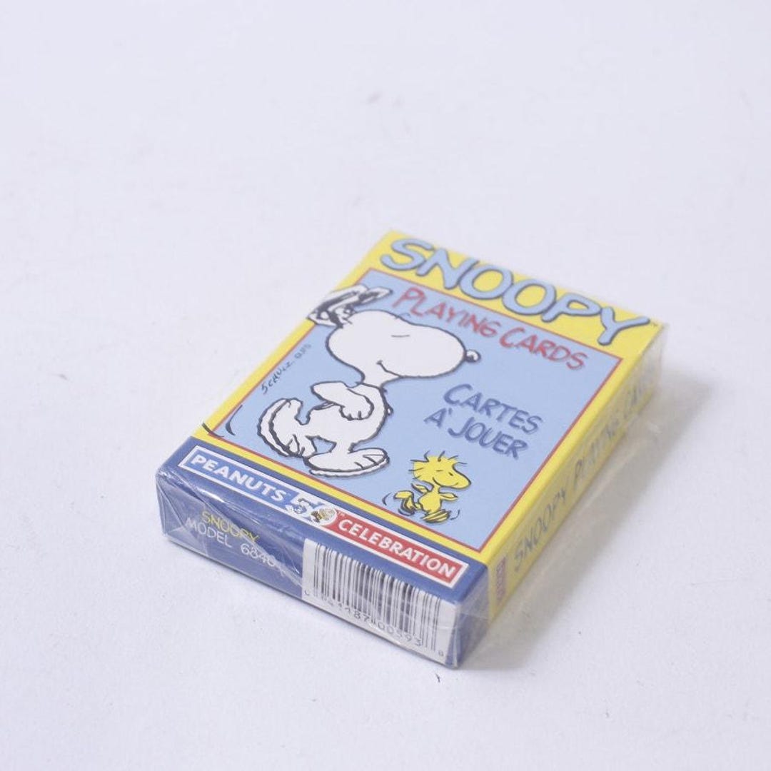 Snoopy, Playing Cards, 50 Anniversary, Peanuts, Sealed, Card Game ...