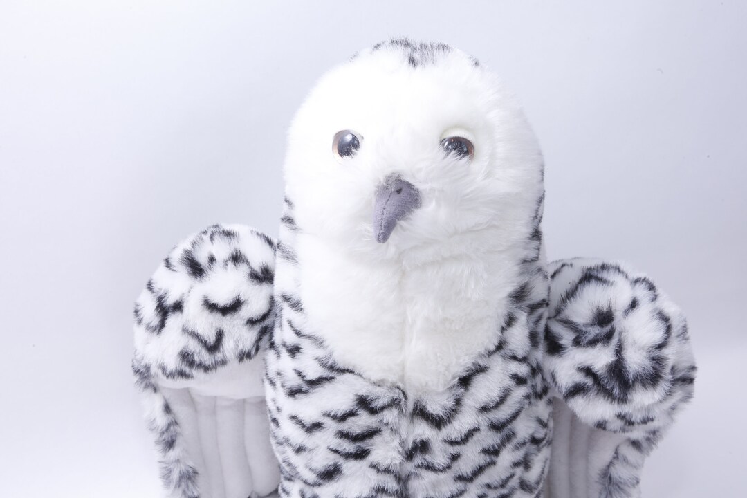 2003 SOS, Save Our Space, Owl, Bird, 16", White Black, Plush, Soft, Toy ...