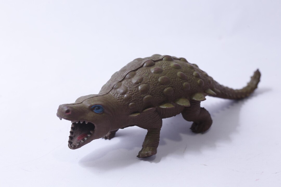 Ankylosaurus, Rubber Figure, AAA, Toy, 7 Inches, Dinosaur, Prehistoric ...
