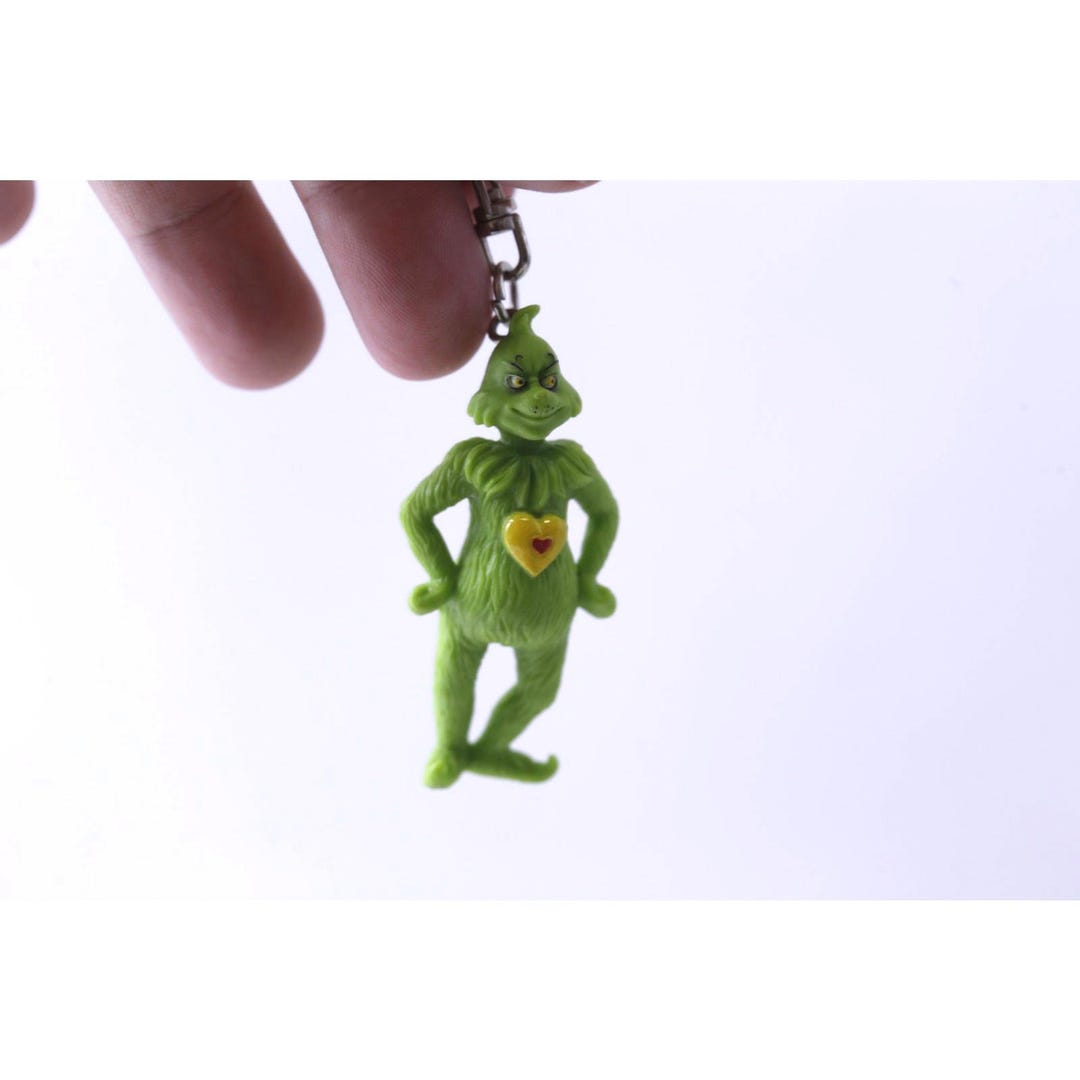 Dr. Seuss, the Grinch, Christmas, Small, PVC, 90s Vintage, Keychain ...