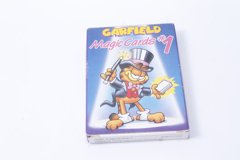 Garfield Magic Cards No 1 Great Garfini Card Game Board | Etsy