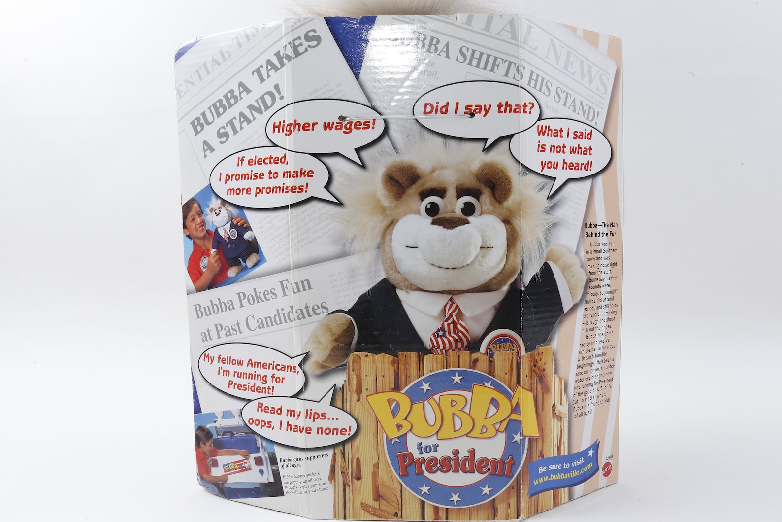 Bubba for President Vintage Mattel Soft Toy Doll Animal - Etsy