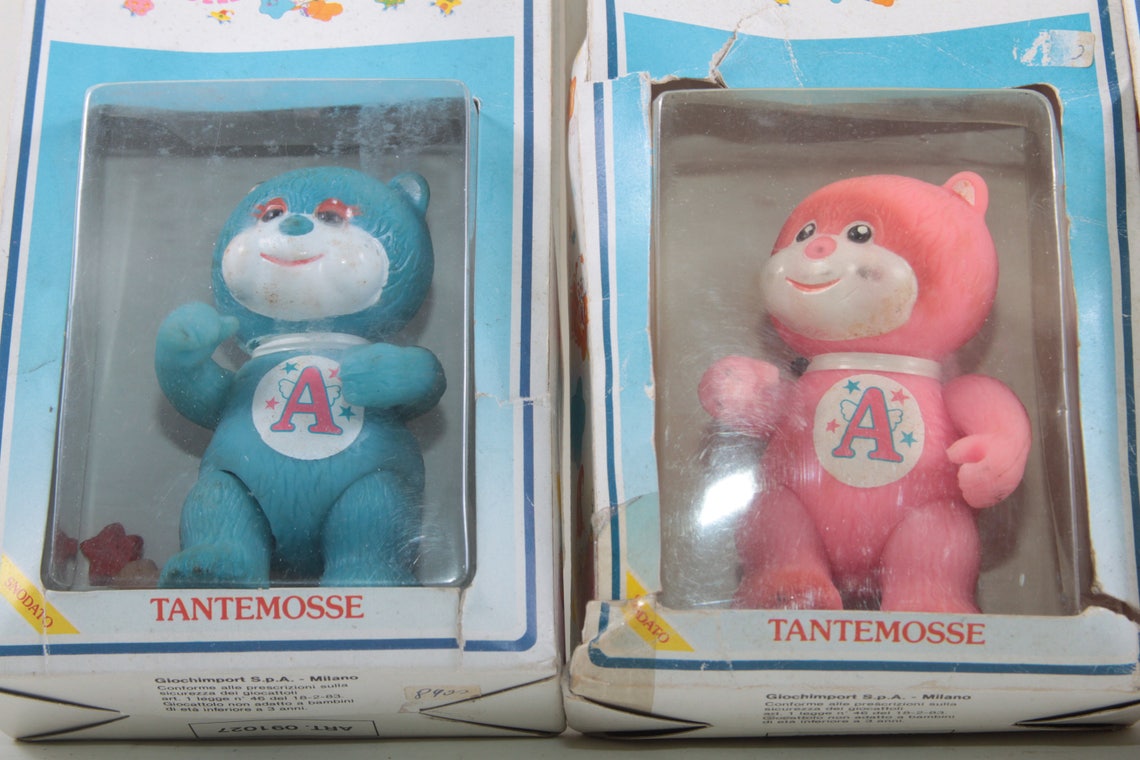 Care Bears Angelorso Angel Bears Set Vintage Miniature Plastic | Etsy