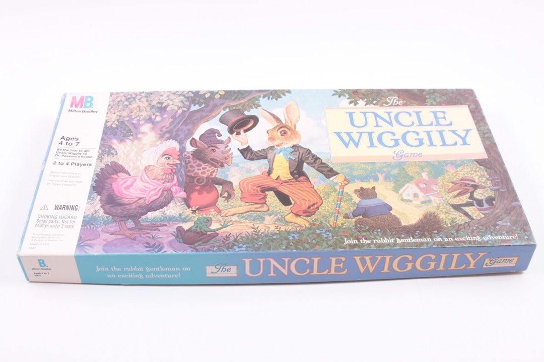 Uncle Wiggly Vintage Board Game 1970s 1980s H-1 - Etsy