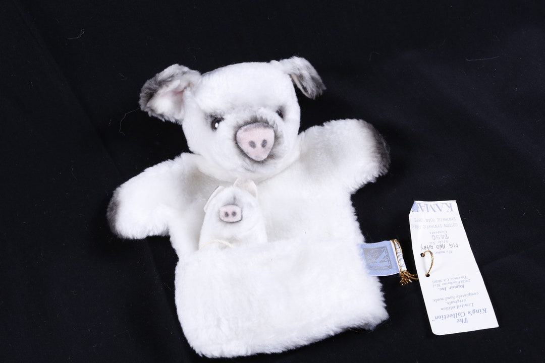 Kamar, Rare, Prototype, Sample, OOAK, Hand Made, White, Pig and Baby ...