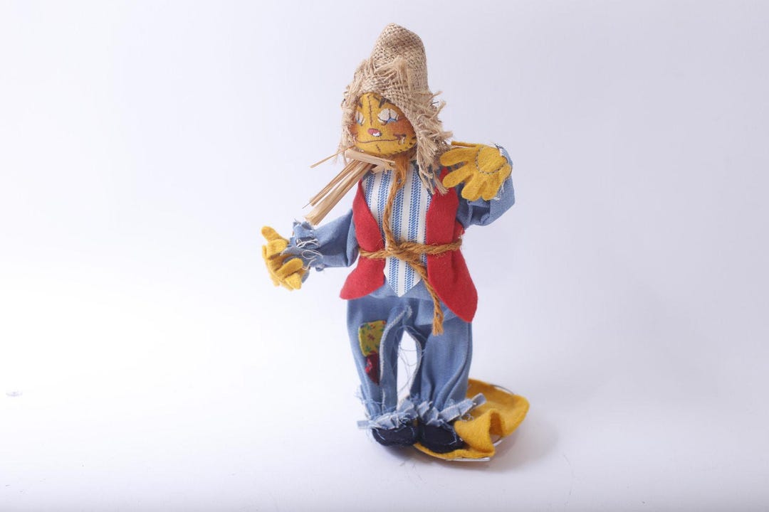 Annalee Dolls, 1976, Scarecrow, Fall, Small Plush, Vintage, Stuffed ...
