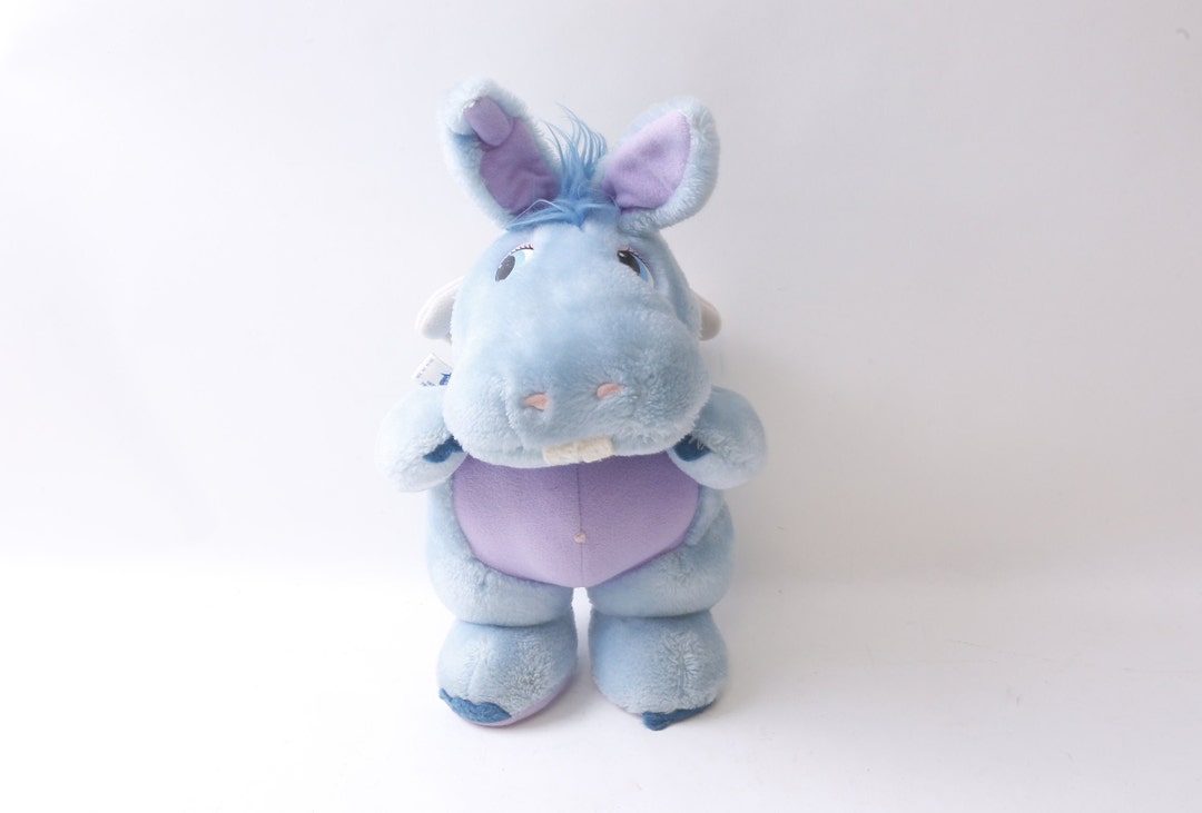 Wuzzles, Hasbro Bradley, Disney, Hoppopotamus, Blue, Wings, Vintage ...