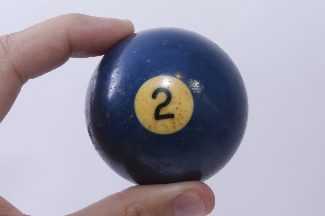 Blue, No Two, 2, Replacement Ball, Billiards Ball, Pool Game, Photo ...