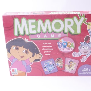 Memory Game, Dora the Explorer, Nick Jr, Milton Bradley, Matching ...