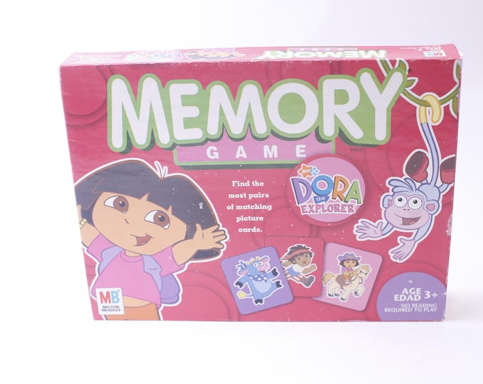 Memory Game, Dora the Explorer, Nick Jr, Milton Bradley, Matching ...