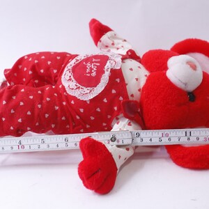 Valentine Plush Mouse, Red Soft Toy, I Love You Message, Adorable ...