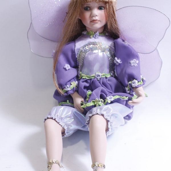 Porcelain Doll Sitting Doll - Etsy
