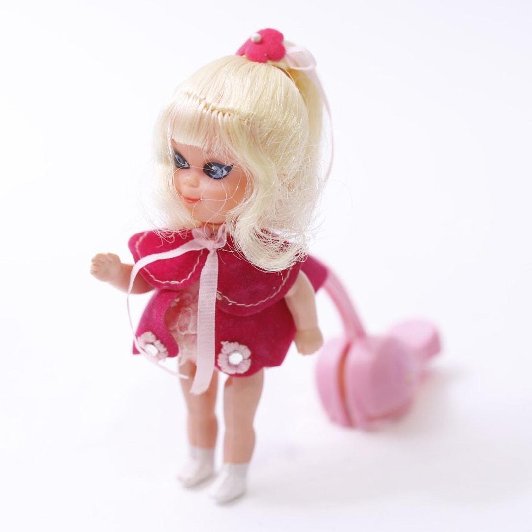 1960s, Liddle Kiddles, Shirley, Skediddle, Mini Doll, With Pusher ...