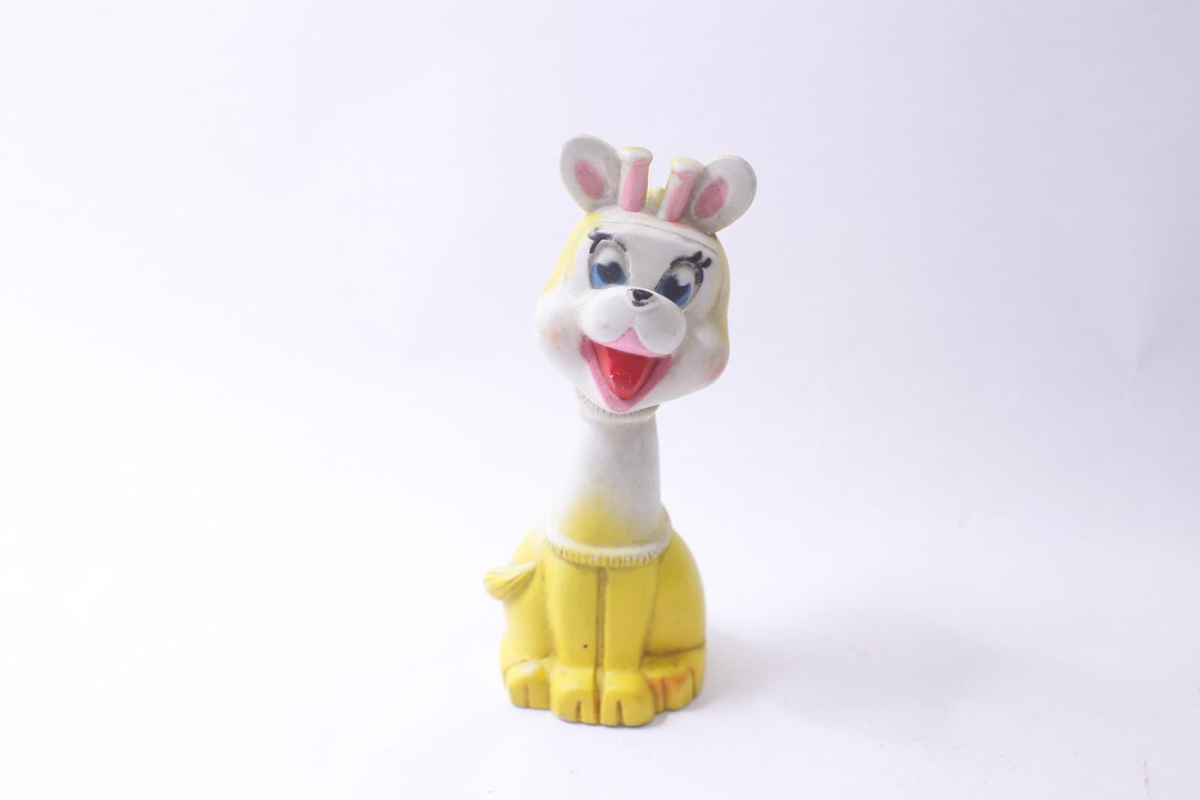 Vintage Baby Giraffe, Squeaky Toy, Protecto, Soft 'N Squeezy, 5 Inches ...