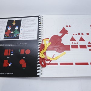Colorforms, Craft Book, USED, Shapes, Figures, Designs, Cutting, Hobby ...