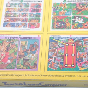 Mattel Teach and Learn Computer Discs TLC Vintage Learning - Etsy