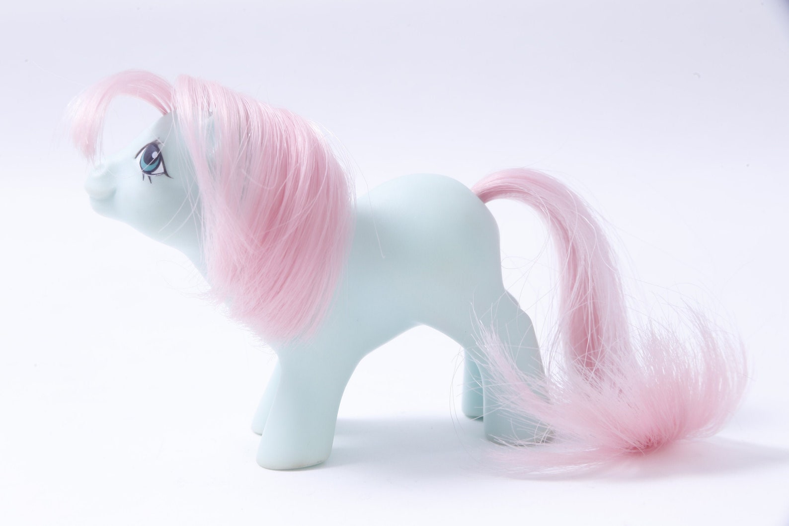 Hasbro, My Little Pony, Baby Cuddles, Baby Buggy, Blue, Figure, 1980s ...