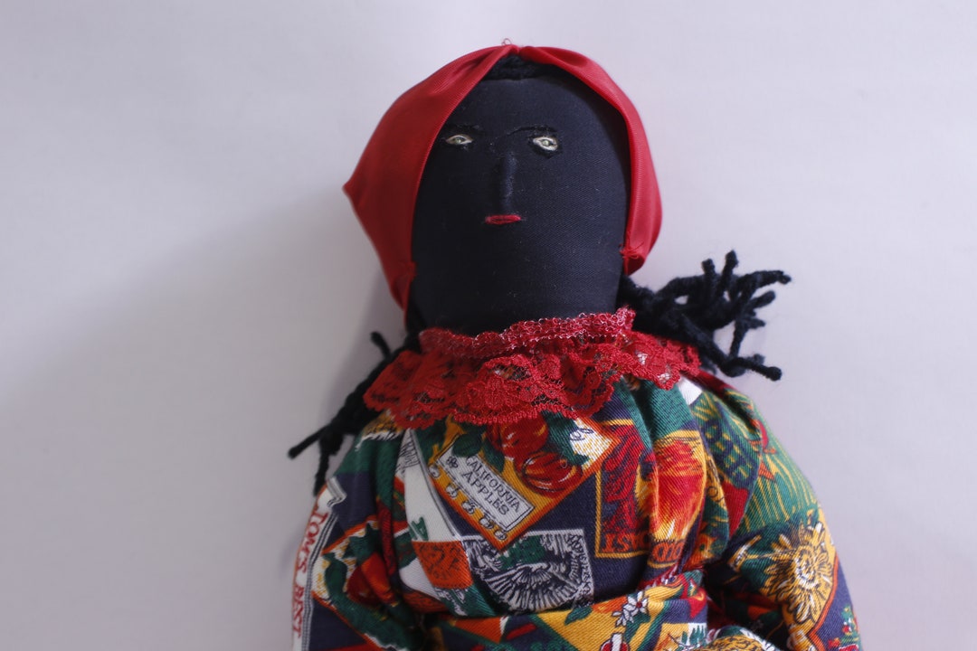 Vintage, Antique, African American, Rag Doll, Hand Made, Cute Fabric ...