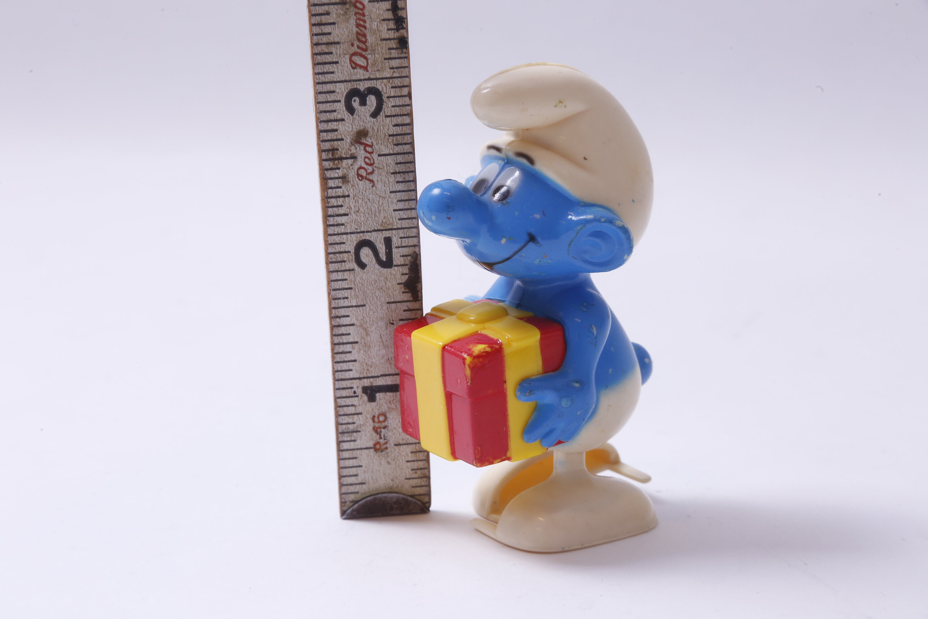 Smurf With Present Clockwork Toy Walking Figure 3 - Etsy