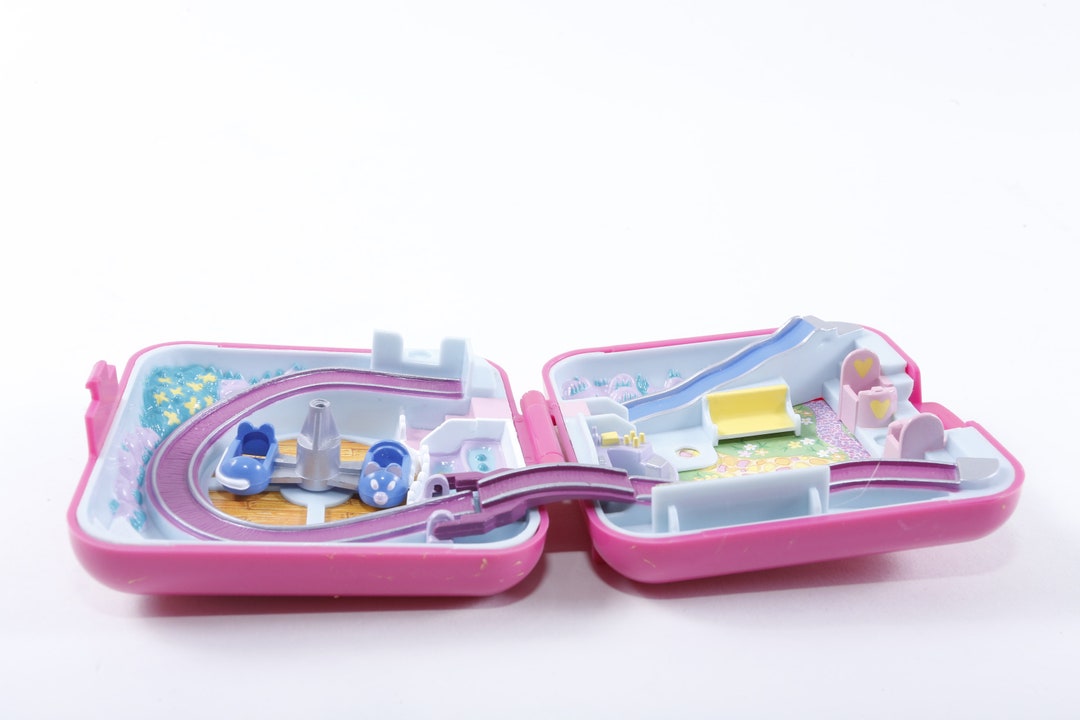 Vintage, Polly Pocket, Amusement Park Purple, Square, Playcase ...